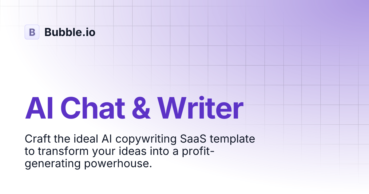 AI Chat & Writer | Bubble.io