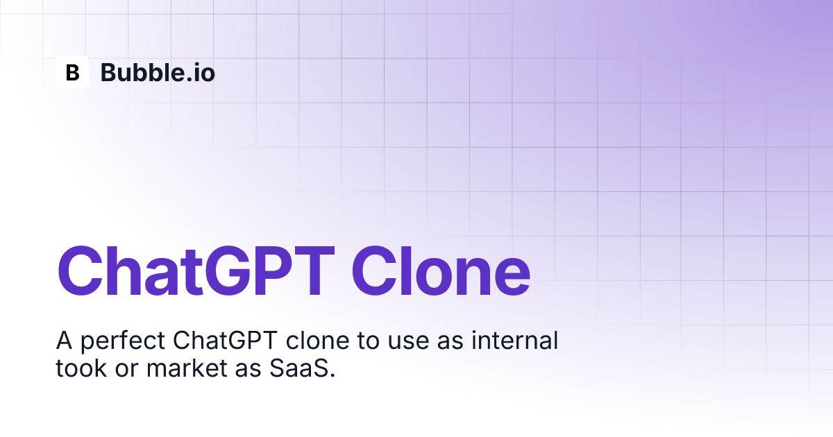 ChatGPT Clone | Bubble.io ChatGPT Clone | Bubble.io